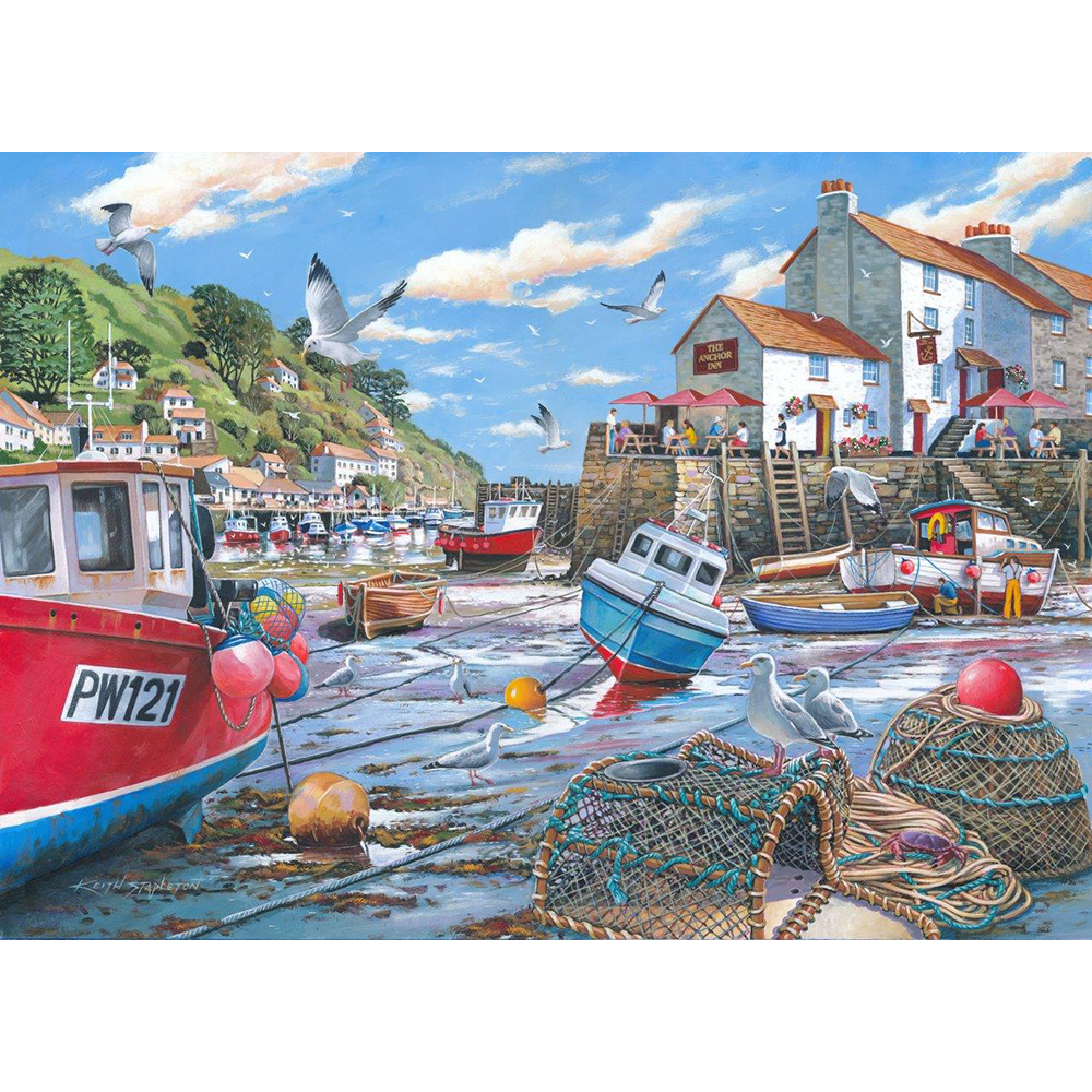 Low Tide – 1000 Piece Jigsaw Puzzle (HOP) – 🧩 Puzzles Galore