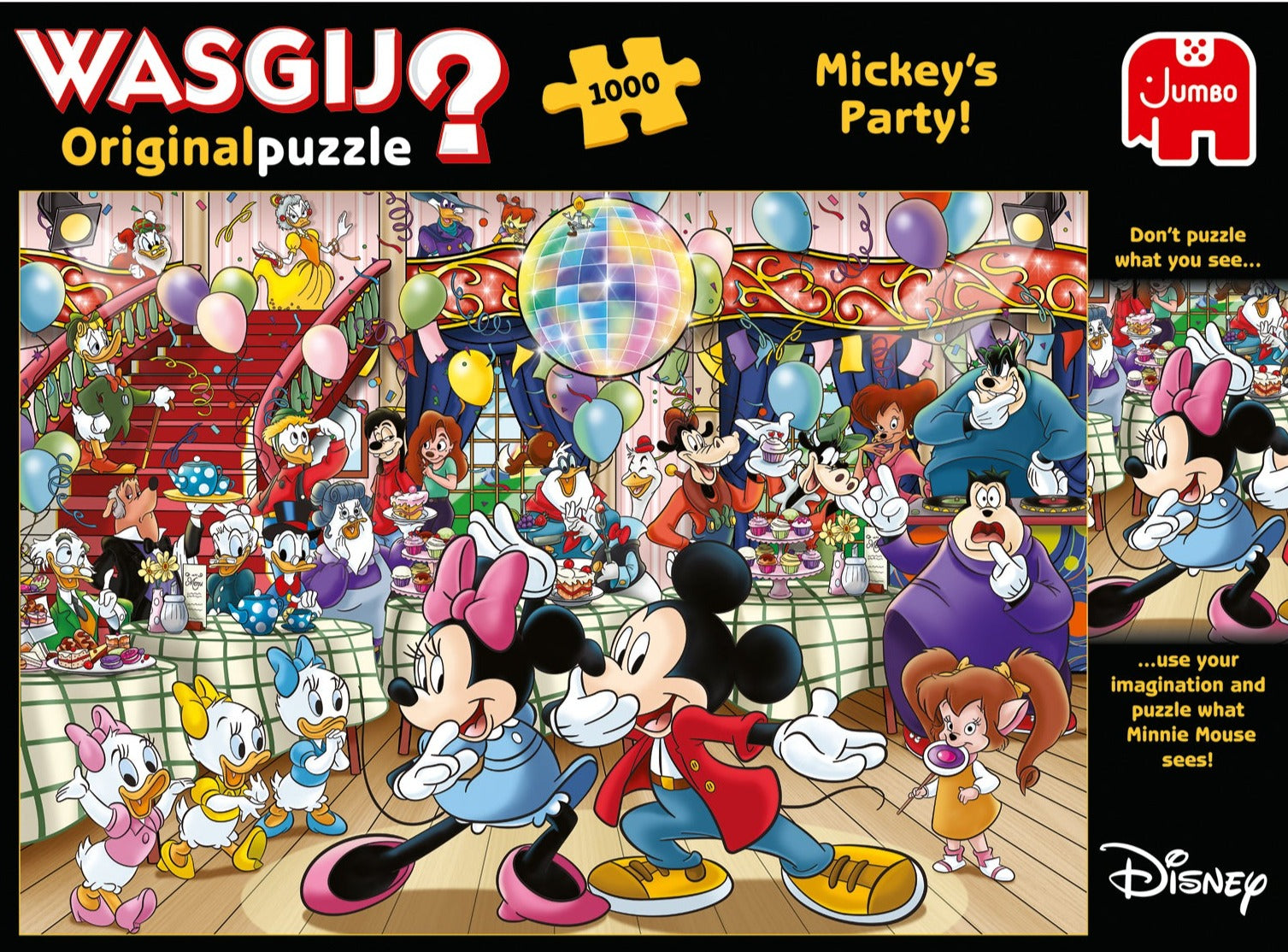 Wasgij Original: Disney Mickey's Party – 1000 Piece Jigsaw Puzzle (Was – 🧩 Puzzles Galore