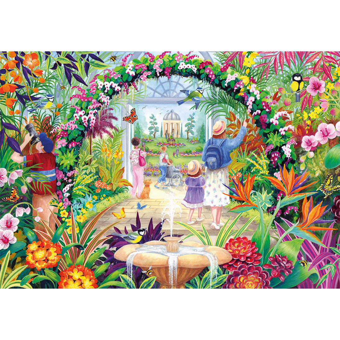 Botanical Blooms – 500 Piece Jigsaw Puzzle (Gibsons) – 🧩 Puzzles Galore