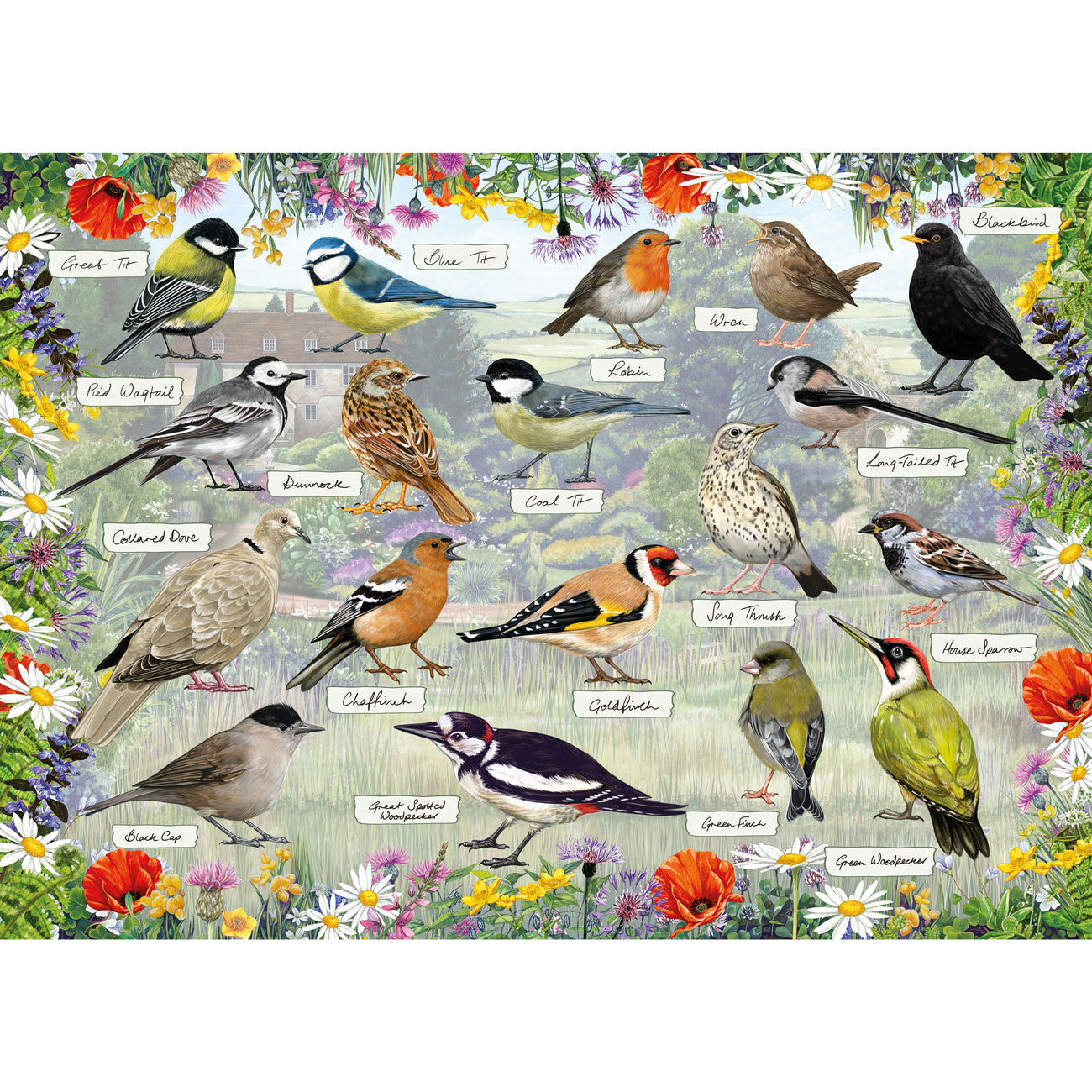 RSPB: Blissful Birds - 1000 Piece Jigsaw Puzzle (Gibs | Puzzles Galore ...