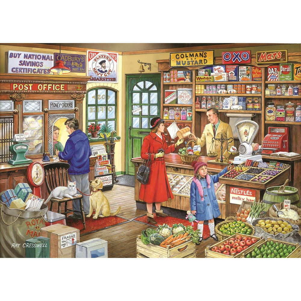 Corner Shop – 1000 Piece Jigsaw Puzzle (HOP) – 🧩 Puzzles Galore