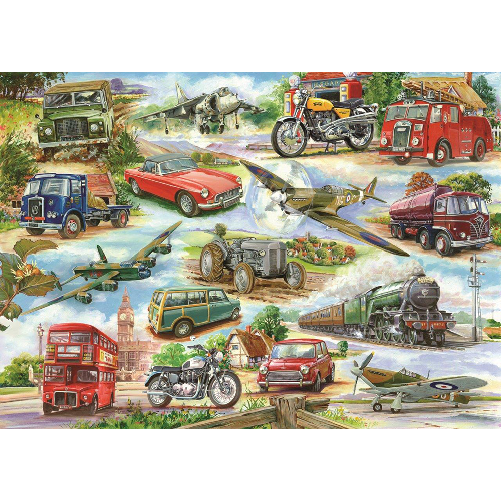 Truly Classic – 500 Piece Jigsaw Puzzle (HOP) – Puzzles Galore