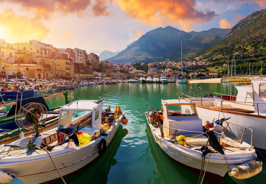 Port and Fishing Boats in Sicily - 1000 Piece Jigsaw Puzzle (Alipson ...