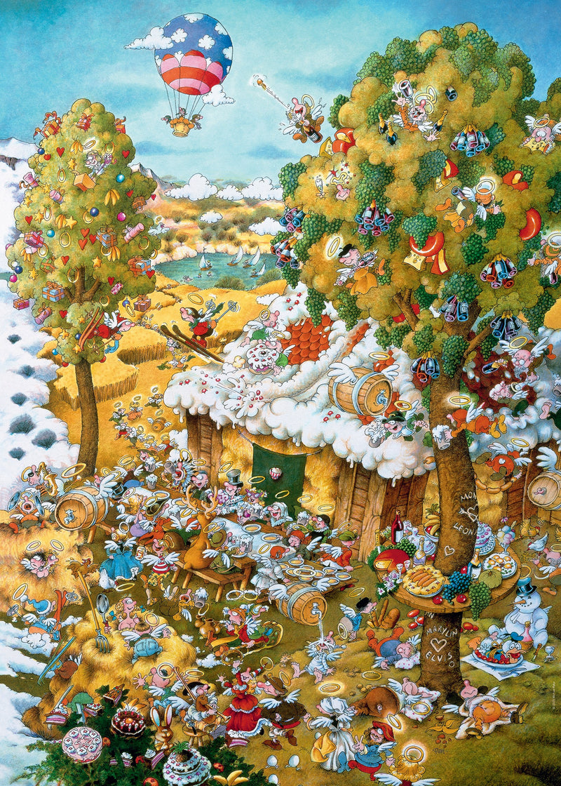 Wasgij Original 37: Holiday Fiasco – 1000 Piece Jigsaw Puzzle (Wasgij ...