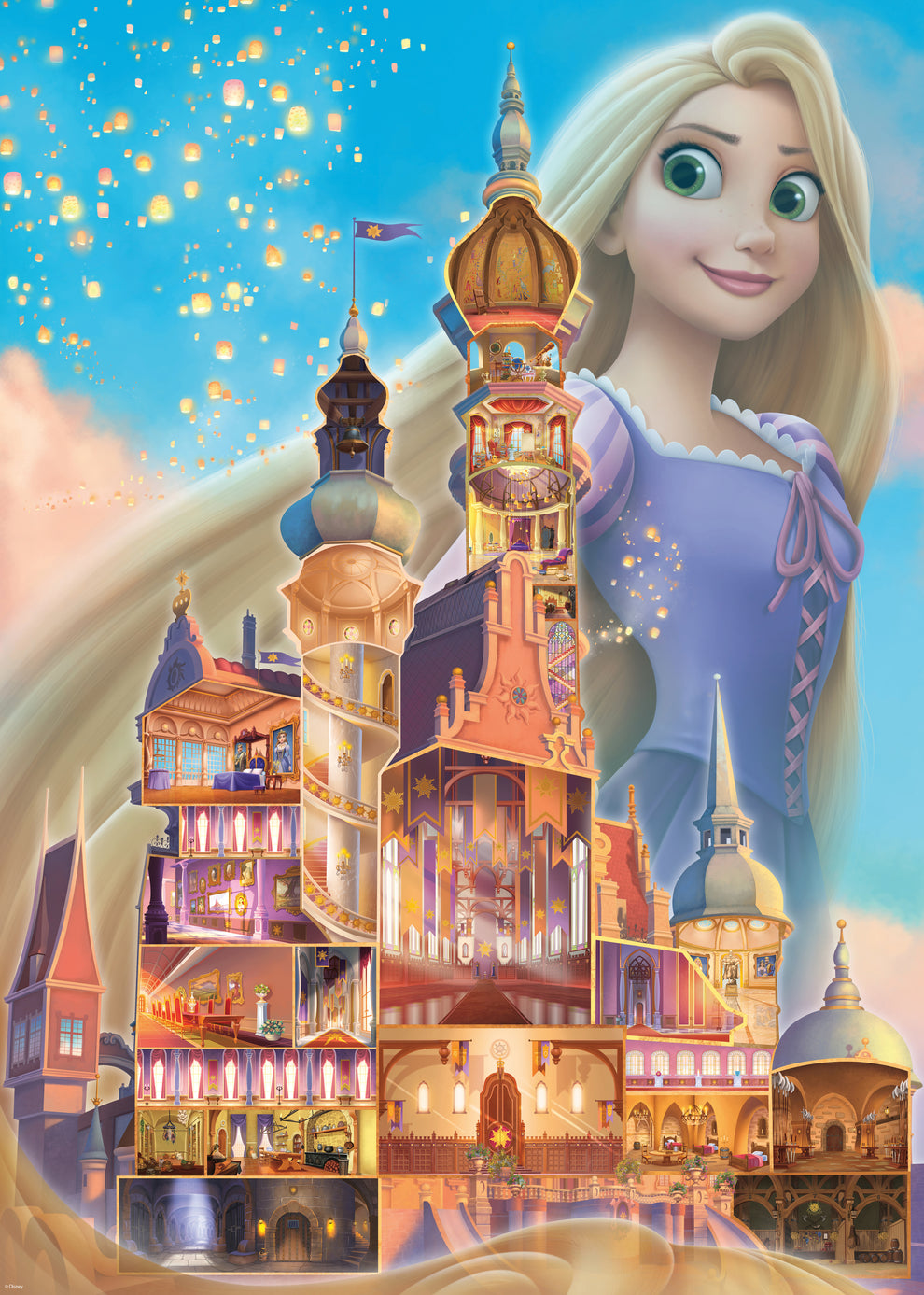 Ravensburger - Disney Rapunzel Castle - 1000 Piece Jigsaw Puzzle – 🧩 ...