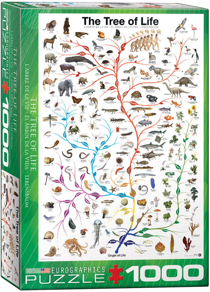 Eurographics - Evolution - The Tree of Life - 1000 Piece Jigsaw Puzzle ...