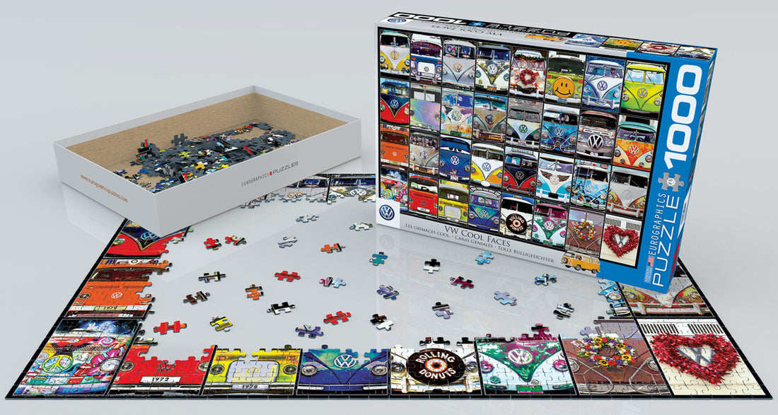 Eurographics - VW Bus Cool Faces - 1000 Piece Jigsaw Puzzle – Puzzles ...