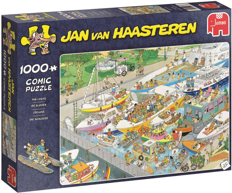 Jan Van Haasteren - The Locks - 1000 Piece Jigsaw Puzzle – 🧩 Puzzles Galore