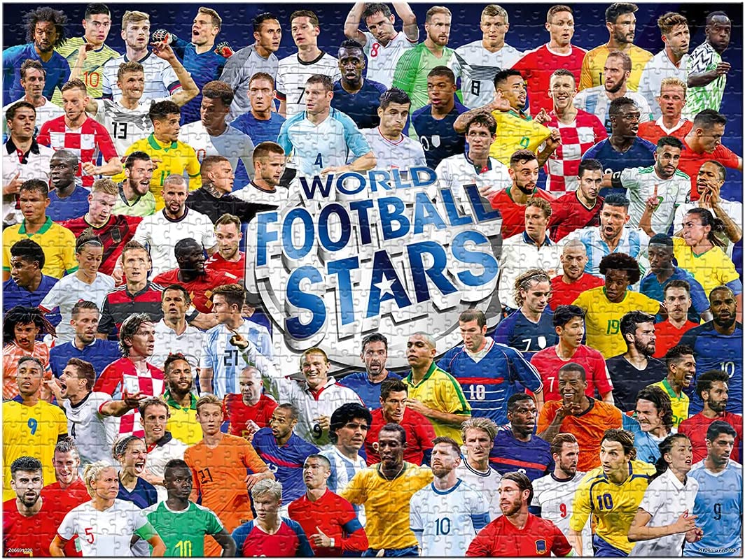 World Football Stars – 1000 Piece Jigsaw Puzzle (Worl | Puzzles Galore ...