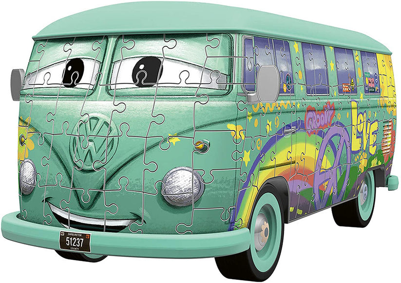 Ravensburger Disney Pixar Cars Filmore - VW T1 Camper Van, 162 Piece 3 ...