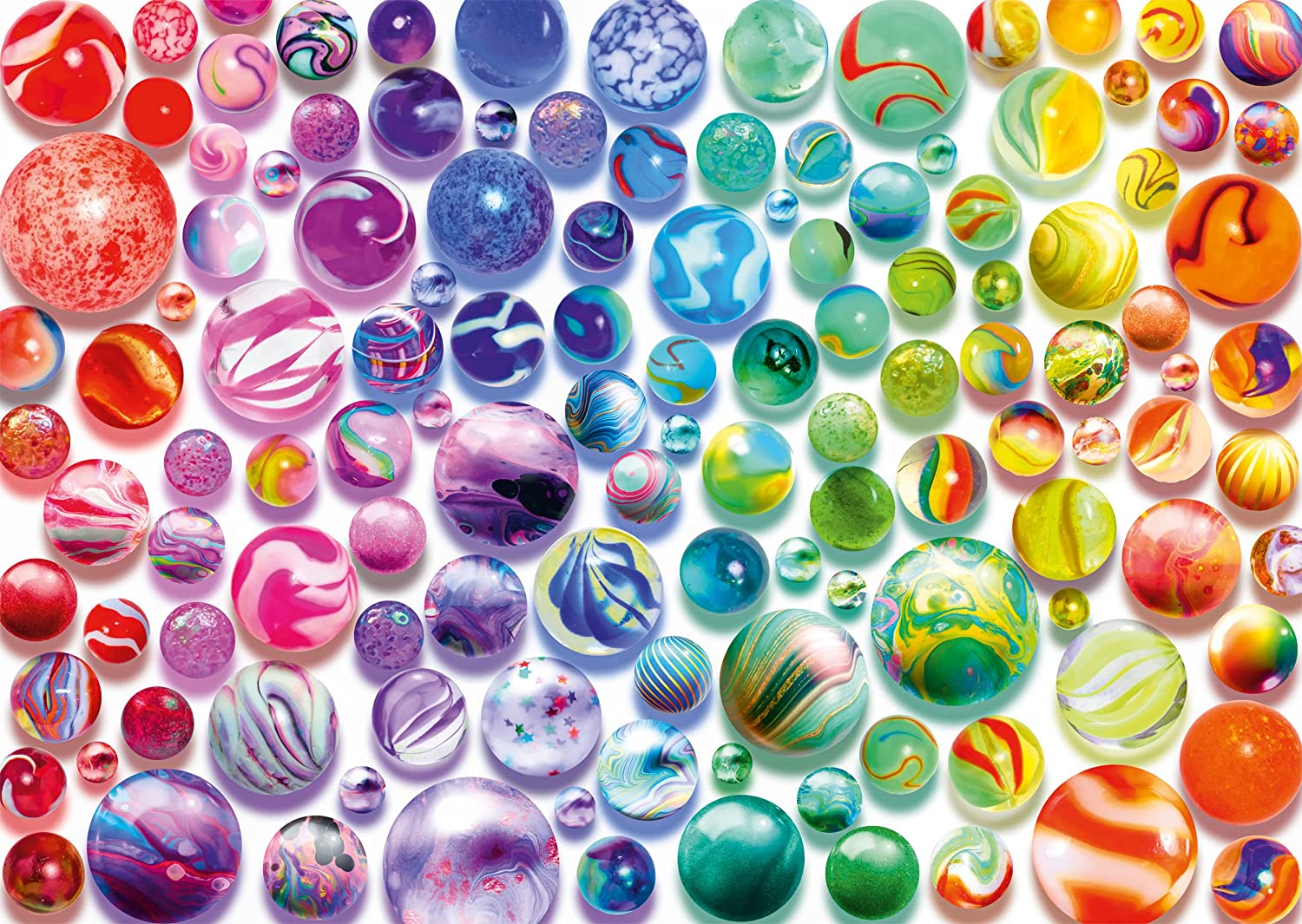 Rainbow Marbles – 1000 Piece Jigsaw Puzzle (Schmidt) | Puzzles Galore