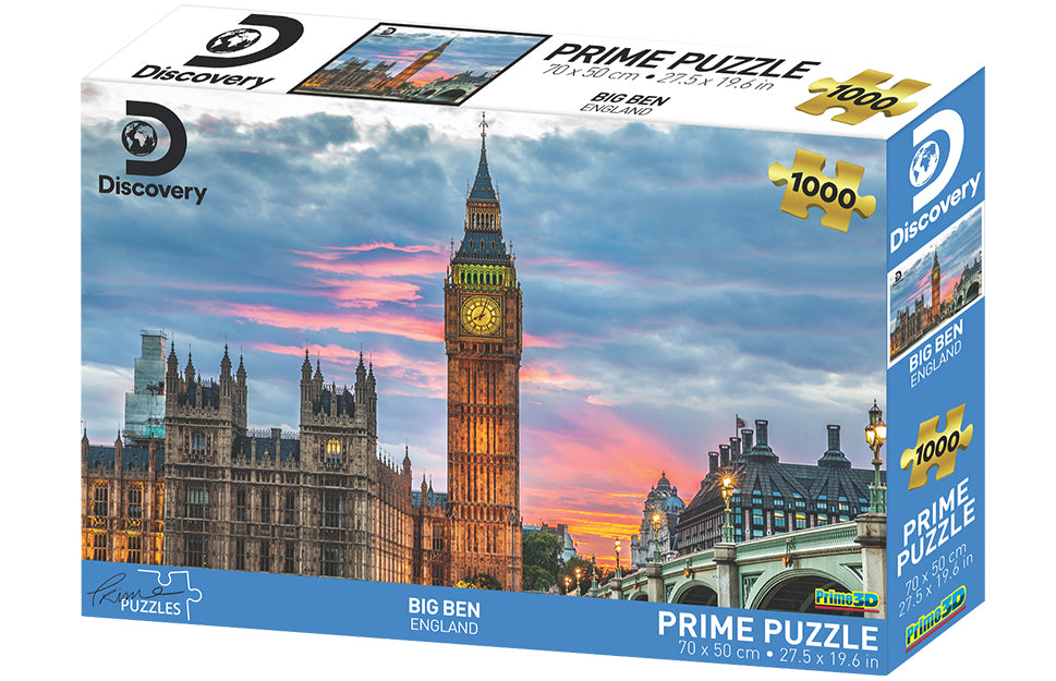 Big Ben – 1000 Piece Jigsaw Puzzle (Kidicraft) | Puzzles Galore – 🧩 ...