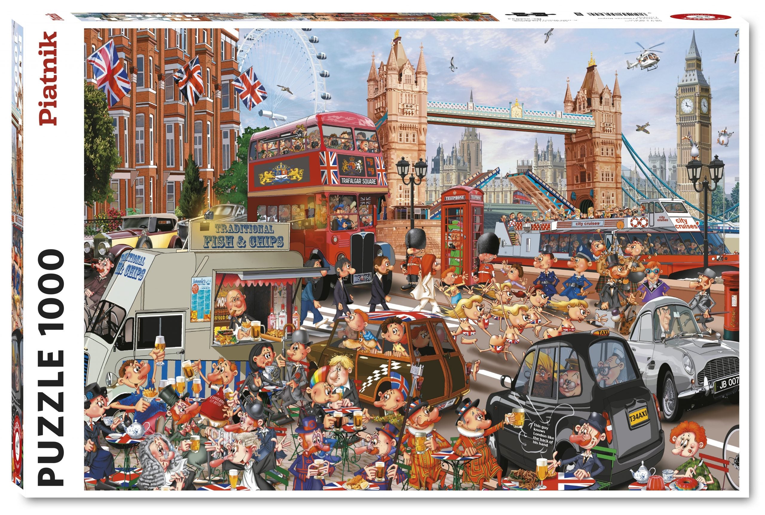 Tower Bridge by F Ruyer – 1000 Piece Jigsaw Puzzle (P | Puzzles Galore ...