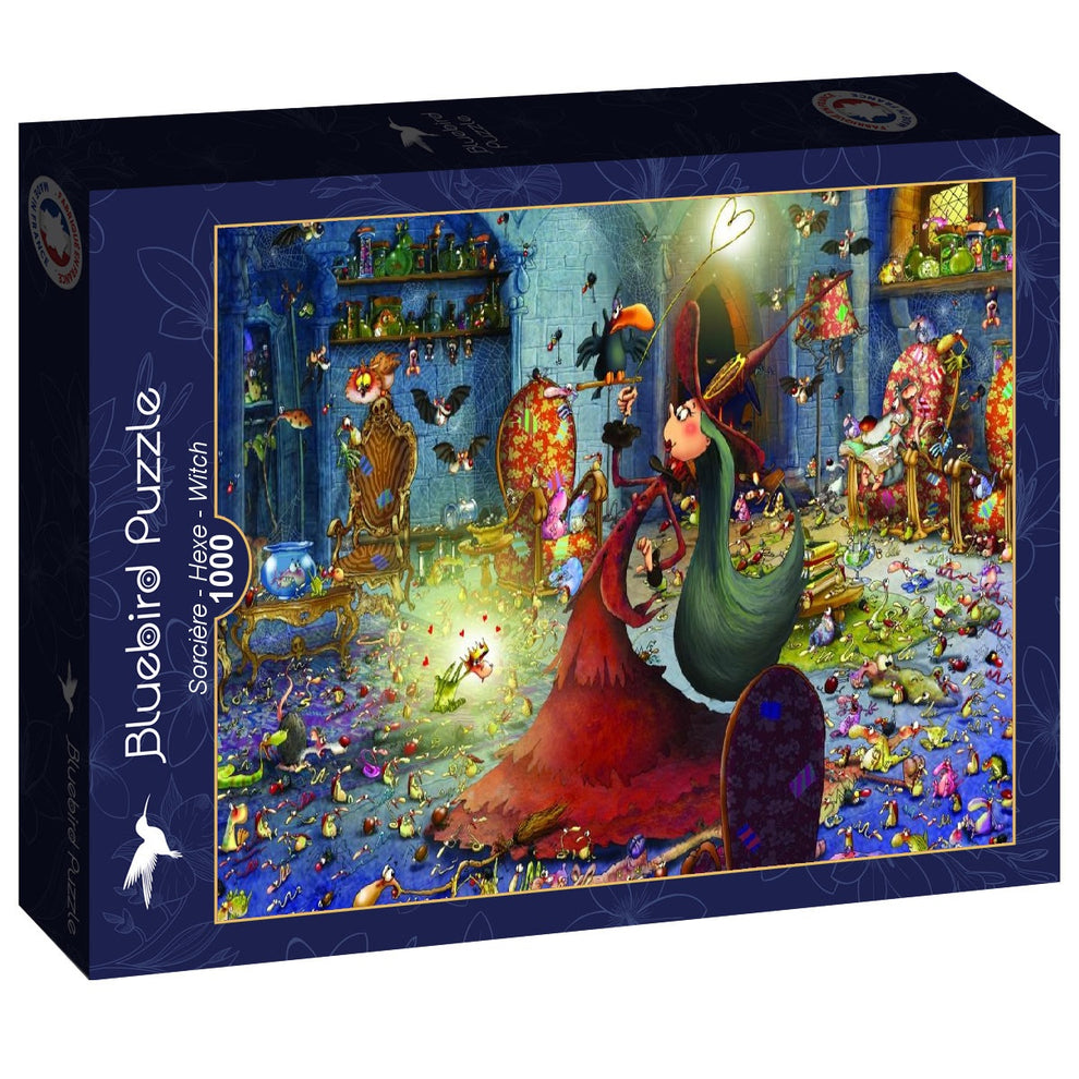 Bluebird Puzzle - Sorcière - Hexe - Witch - 1000 Piece Jigsaw Puzzle ...