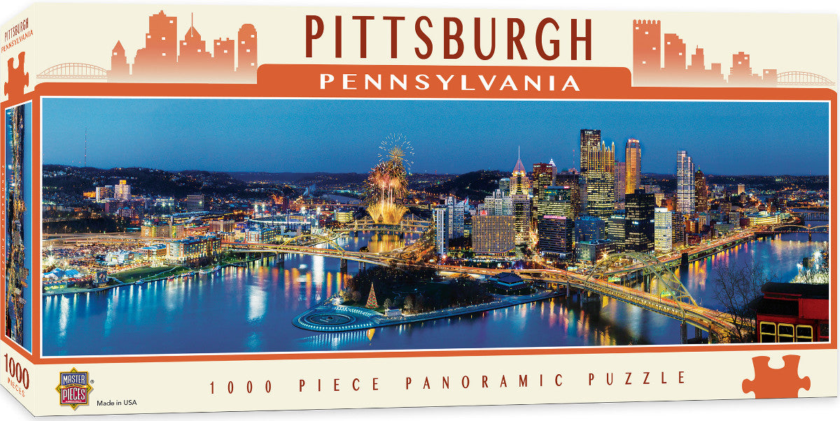 Master Pieces - Pittsburgh, Pennsylvania - 1000 Piece Jigsaw Puzzle – 🧩 ...