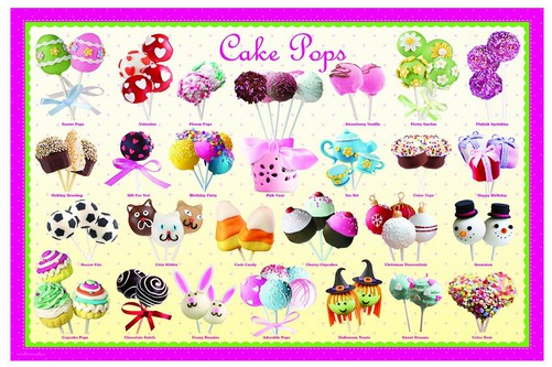 Eurographics 6100-0518 Cake Pops 100 Piece Jigsaw Puzzle – 🧩 Puzzles Galore