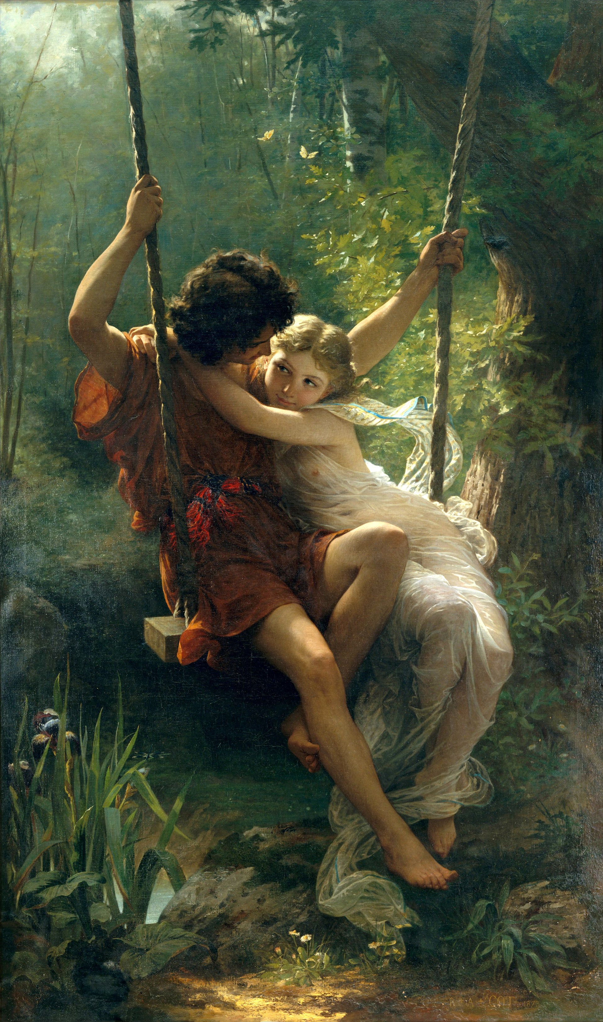 Spring, 1873 by Pierre-Auguste Cot – 1000 Piece Jigsa | Puzzles Galore ...