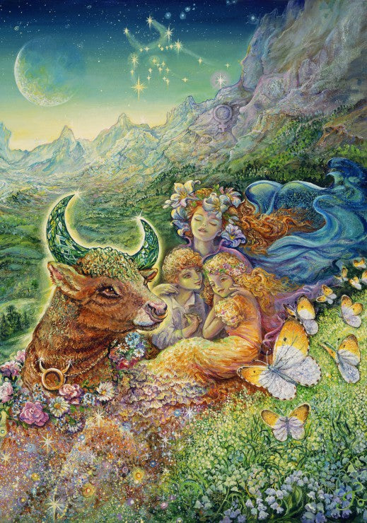 Zodiac Sign - Taurus by Josephine Wall – 1000 Piece Jigsaw Puzzle (Gra ...